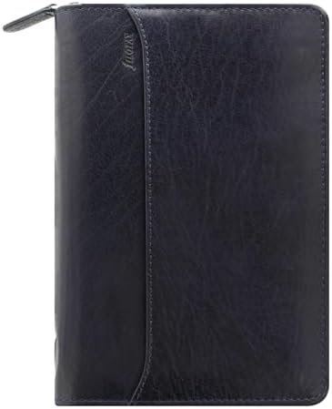 Filofax Personal Lockwood Zip organiser - Navy : Amazon.co.uk ...