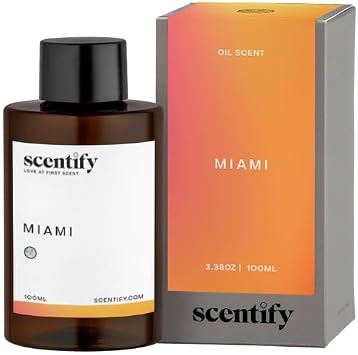 Amazon.com: Scentify Miami Aroma Oil Refill Scent for Oil Diffusers ...