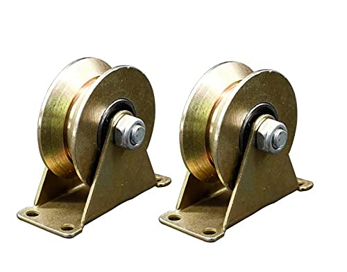 Buy MLHPeak 3 Inch V-Type Groove Wheel Heavy Duty Rigid Caster with ...