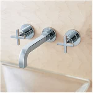 Porcher 5128451.002 Diametrique Wallmount Bath Faucet Polished Chrome ...