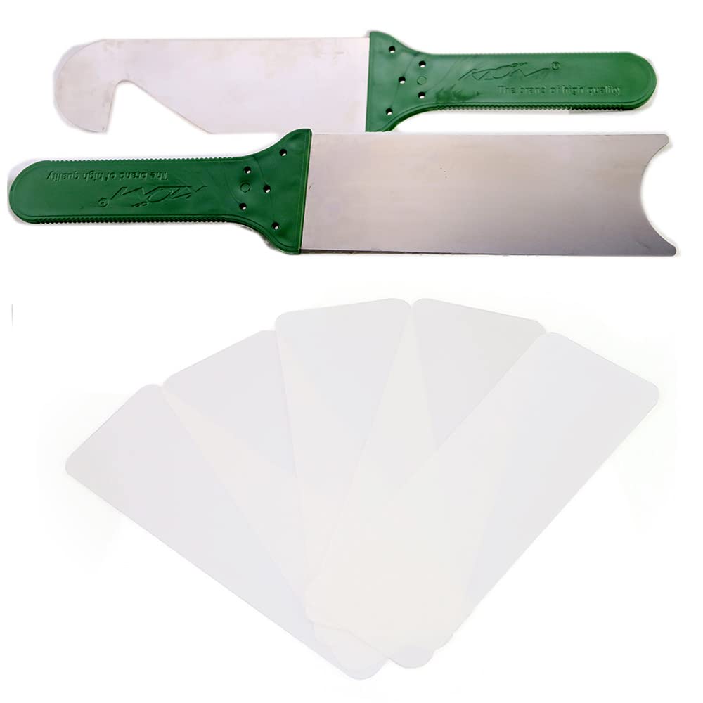 7pcs Slip Door Lock Tools Set,2pcs Stainless Steel Bypass Sheets and ...