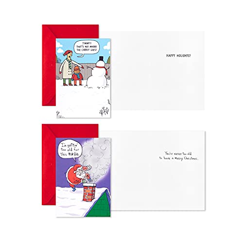 Snapklik.com : Hallmark Shoebox Funny Boxed Christmas Cards Assortment ...