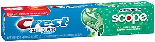 Amazon.com : Crest Complete Whitening Plus Scope Multi-Benefit Fluoride Liquid Gel Toothpaste ...