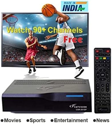 Tech-lobby DD Free Dish DTH MPEG4 HD Set Top Box for 120+ Free TV ...