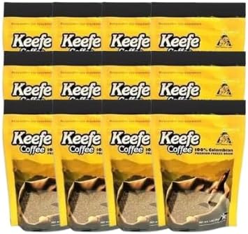 Amazon.com : Keefe Coffee 100% Colombian Premium Freeze Dried Coffee ...