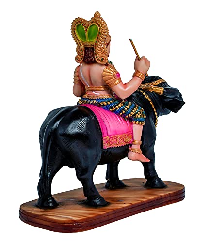 Buy Newven Poly Marble Vishnumaya Cha-Than Statue Murti Hindu God Idols ...