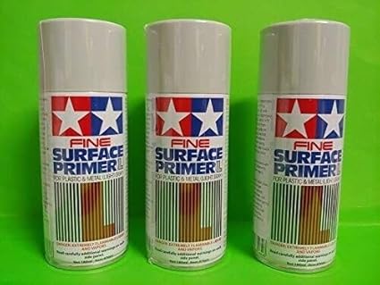 Amazon.com: 3 Pack COMPATIBLE WITH Tamiya 87064 Grey Fine Surface ...