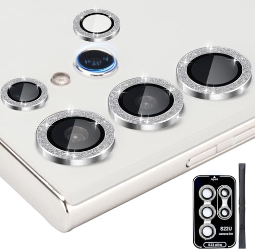 Amazon.com: Zevytop Camera Lens Protector for Samsung Galaxy S22 Ultra ...
