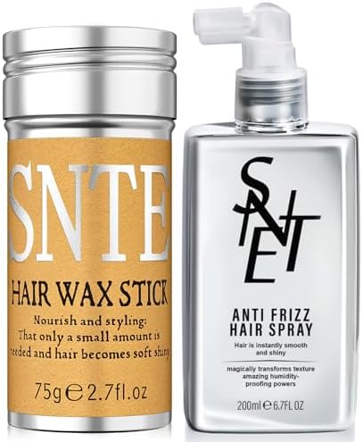 Amazon.com : Hair Wax Stick, Anti-Frizz Smoothing Spray for Hair with ...