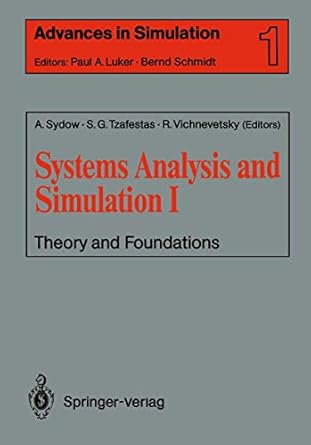 Systems Analysis and Simulation I: Theory and Foundations: 1: Buy Online at Best Price in Egypt ...