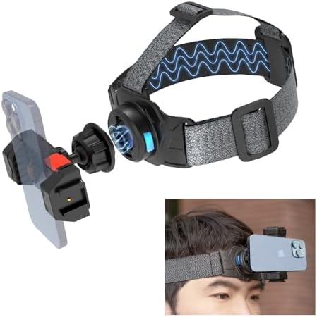 Amazon.com: SOH Mingying Magnetic Head Mount Mobile Phone Holder,First ...