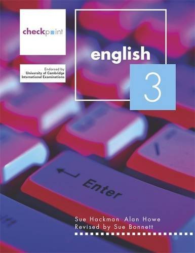 Checkpoint English 3: v. 3 : Hackman, Sue, Howe, Alan, Bonnett, Sue ...
