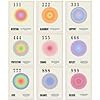 Amazon.com: 9 Pcs Aura Angel Number Poster Set Colorful Aesthetic ...