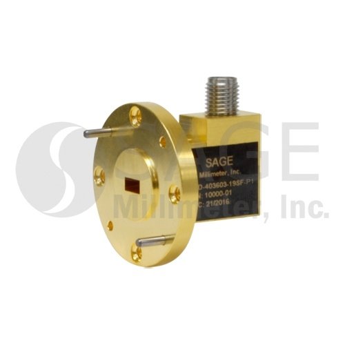 WR-19 Waveguide Positive Amplitude Detector, 40 GHz to 60 GHz, U Band ...