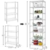 Amazon.com: Finnhomy 8-Tier Wire Shelving Unit Adjustable Steel Wire ...