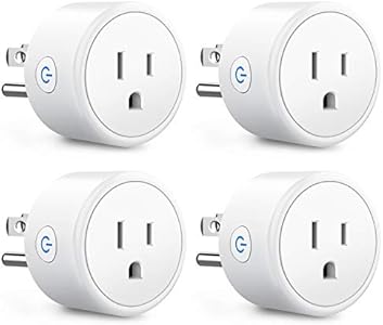Amazon.com: Aoycocr Smart Plugs Voice Control, Smart Home Mini WiFi Outlet with Timer Remote ...