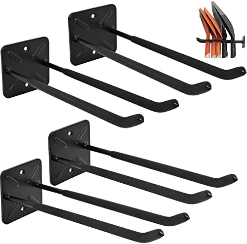 Sinoer 4 Pack Garage Tires Hooks/Heavy Duty Wall Mounted Hanger Tool ...