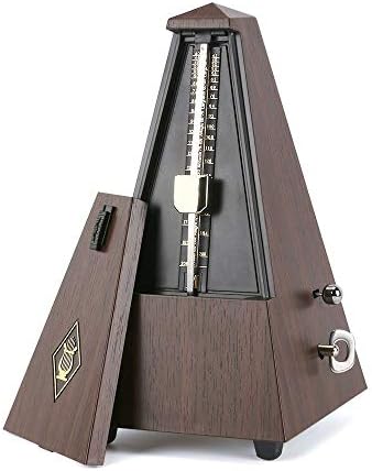 PERLMAN Classic Mechanical Wind-Up Metronome - Pyramid Style (Wood ...