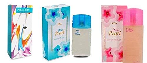 Buy Riya Pink Pearl, Riya Blue Pearl and Riya Melody Perfume, Combo of ...