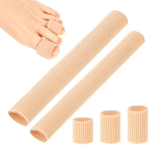 Amazon.com: Toe Sleeves, 2 Pcs Silicone Toe Protectors Pinky Toes ...