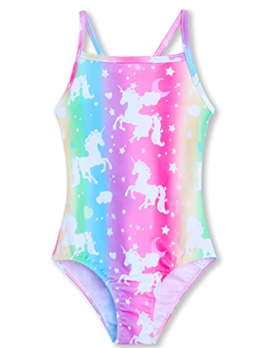 Best Girls Rainbow One-Piece Swimwear for Colorful Summer Adventures ...