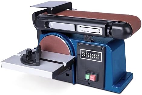 Scheppach Belt and disc sander BTS800 | Power 370W | Belt length 715 mm ...