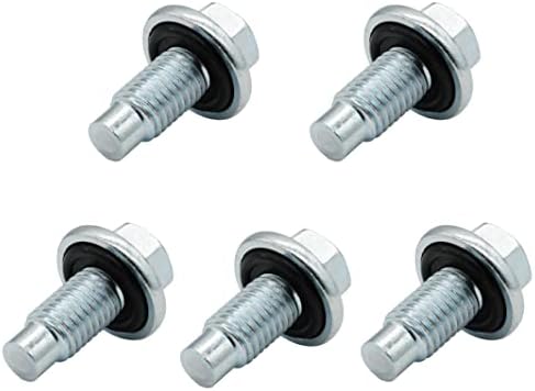 Amazon.com: Dsnaduo 5 PCS M12x1.75 Oil Drain Plug Pilot Point With ...
