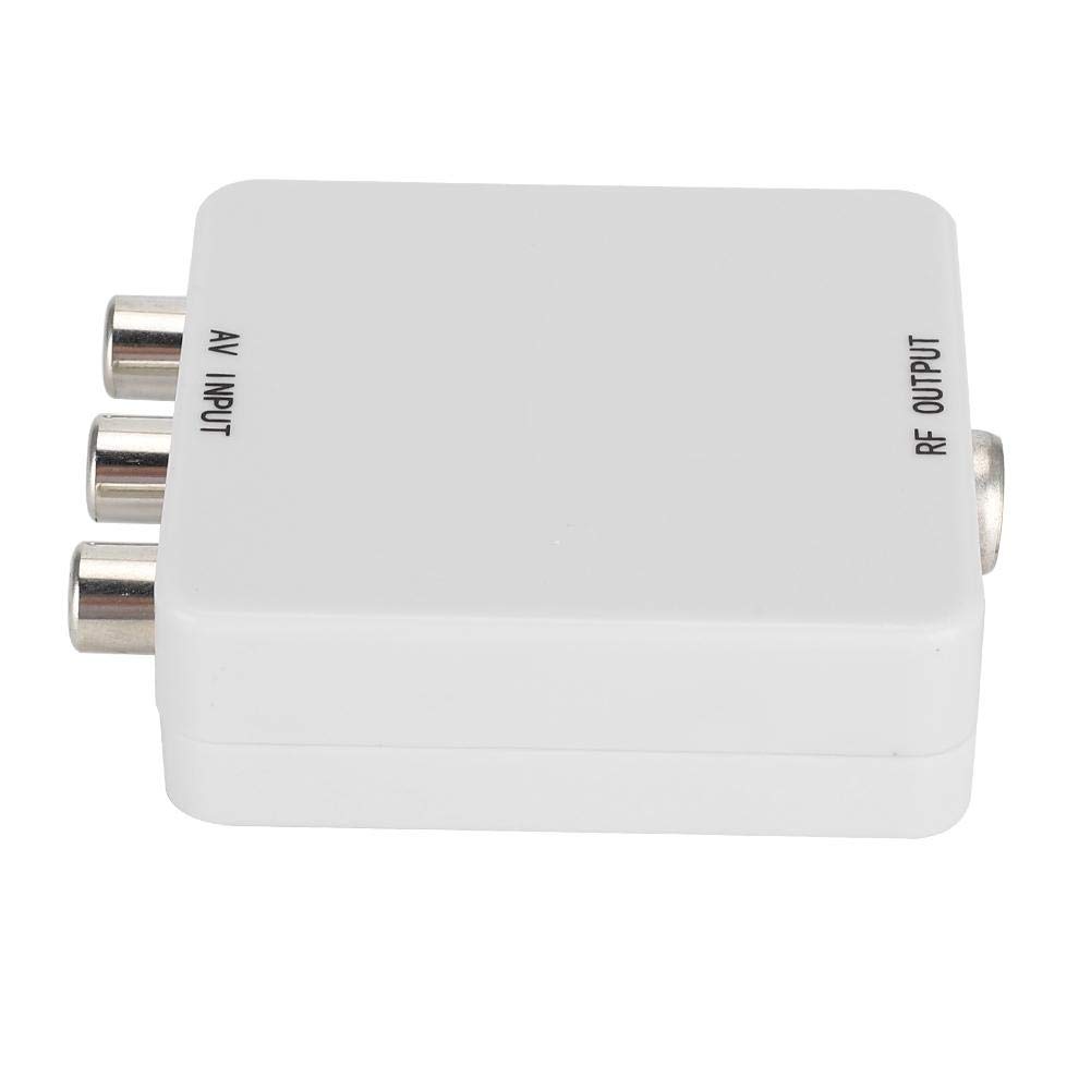 RCA to RF, Composite AV to RF Video Audio Signal Switch Converter Box ...
