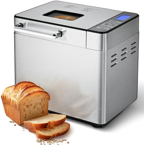 Amazon.com: Amazon Basics Programmable Bread Maker, 2 Pound Non-Stick ...