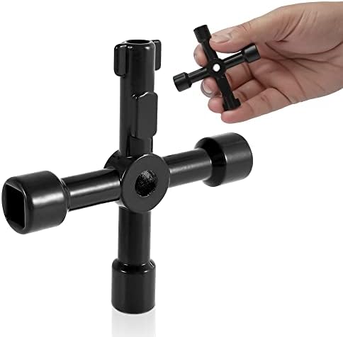 ZAVIA Radiator Key Gas Meter Box Key 4-Way Multi Functional Utility ...