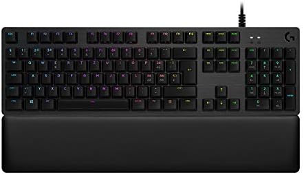 Logitech G513 mechanical gaming keyboard, GX-Red Linear switches, RGB ...