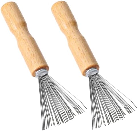 Amazon.com: 2 Pieces Hair Brush Cleaner Tool Portable Comb Cleaning ...