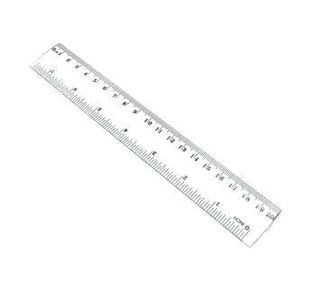 ShopCentre Transparent Ruler | Straight Ruler | Measuring Tool for ...