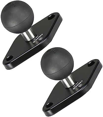 Amazon.com: BRCOVAN 2PCS, 1'' Ball Mount with Aluminum Alloy Diamond ...