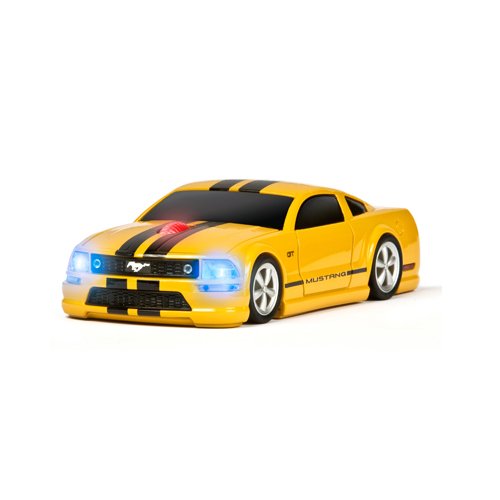 Amazon.in: Buy Wireless Mouse - Mustang GT Yellow with Black Stripes ...