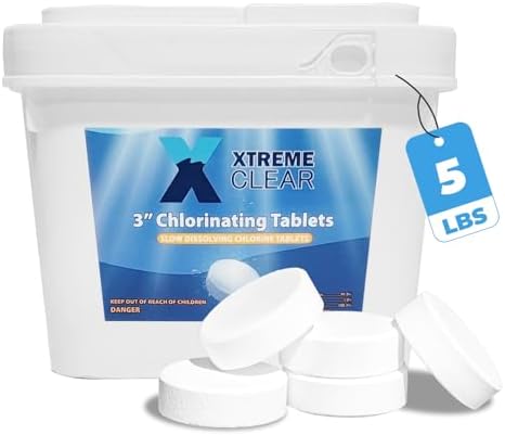 Amazon.com : C3-5lb Chlorine Tablets, 3 Inch | Swimming Pool & Spa ...