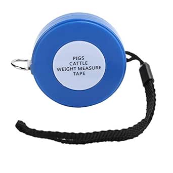 Cattle and Pig Measuring Tape, Portable Retractable Livestock Weight ...