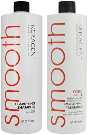 Amazon.com : KERAGEN Hair Care Power Duo: Brazilian Keratin Smoothing ...