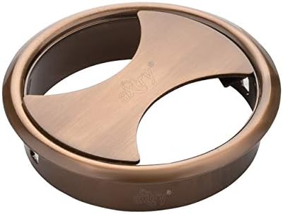 Axtry 2.5 Inch Stainless Steel Cable Manager / Cable Hole Cover Grommet ...