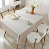 WUBAYI Table Cloth PVC Plastic Wipe Clean Tablecloth Rectangular ...