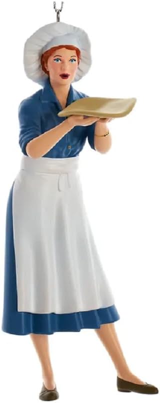 Amazon.com: Kurt Adler I Love Lucy Making Pizza Ornament 5.25 Inch ...
