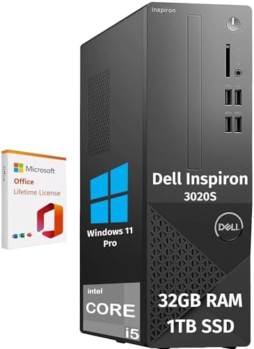 Amazon.com: Dell Inspiron Desktop Computer Tower, Intel 10-Core i5 ...