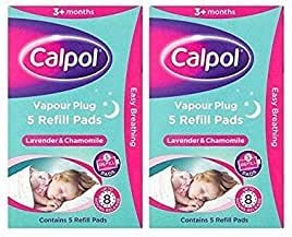 Calpol Vapour Plug Nightlight - Refill Pads Only, 5 Count (Pack of 2 ...