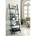 Amazon.com: Charlton Home Carlisle 72" Leaning Bookcase, Blue : Home ...