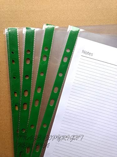 100 x Clear A4 Plastic Punched Punch Pockets, 160 Micron Heavy Duty ...