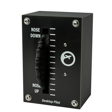 Amazon.com: Desktop Pilot - Cessna 172 Trim Wheel for Flight Simulators ...