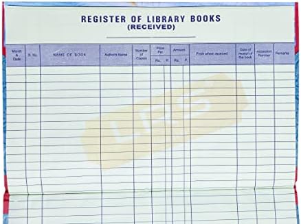 LRS Library Accession Register - Leather Binding (200 Pages- 5000 ...