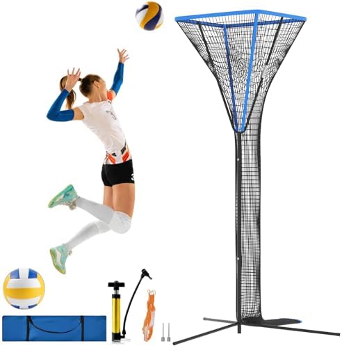 ASDJAKZP Volleyball Setter Training Net, 3 x 3 FT Volleyball Setter ...
