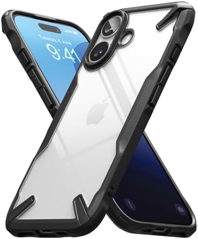Ringke Fusion-X Compatible with iPhone 16 Plus Case Cover Transparent ...