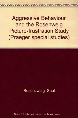 Amazon | Aggressive Behaviour and the Rosenweig Picture-frustration ...
